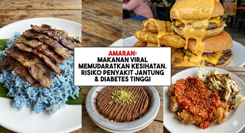Ingatlah, apa yang kita makan hari ini adalah pelaburan untuk tubuh ...